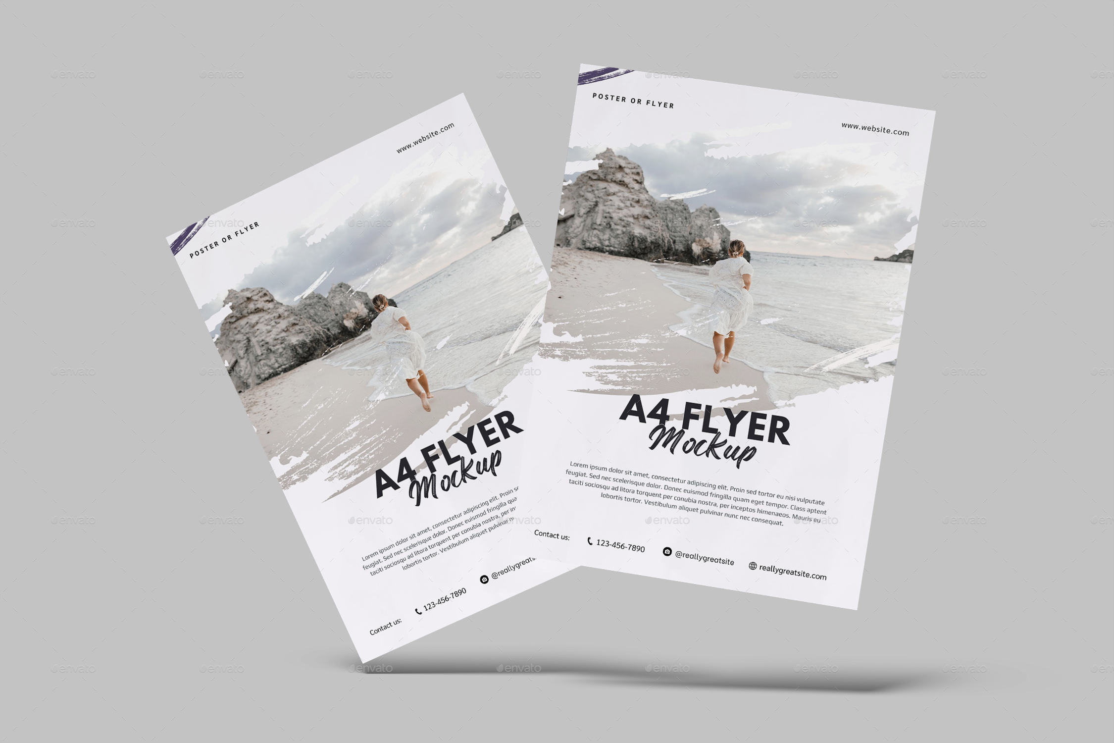 A4 Flyer Mockup, Graphics | GraphicRiver